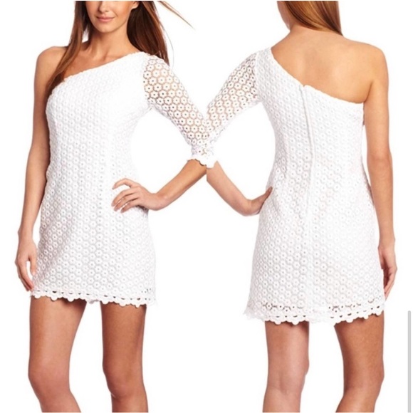 Lilly Pulitzer | Dresses | Lilly Pulitzer Whitaker White Mini Daisy ...